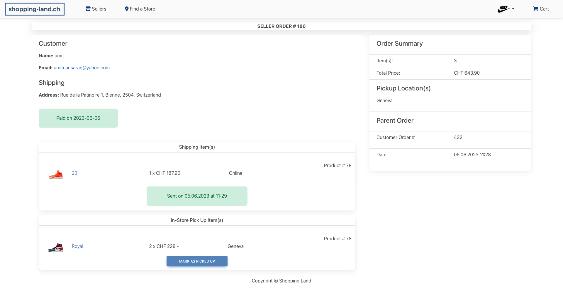 GitHub - umitcansaran/shopping-land