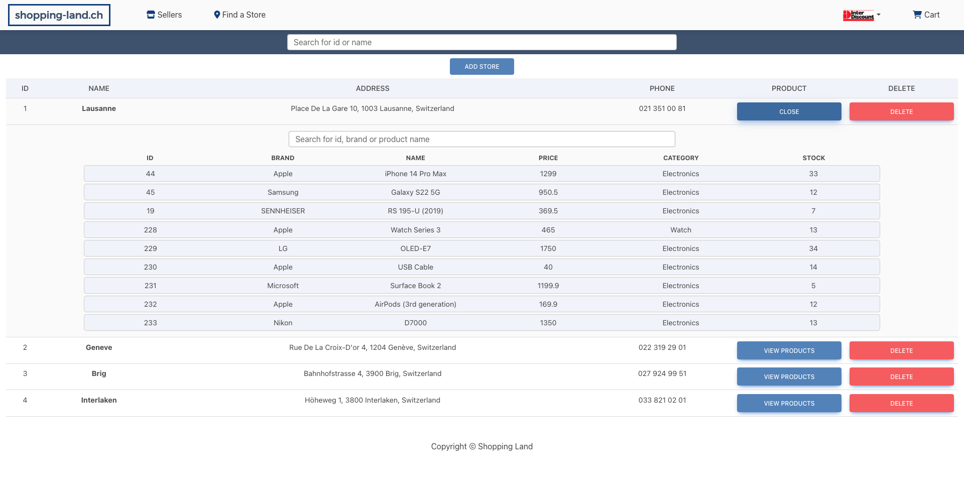 GitHub - umitcansaran/shopping-land